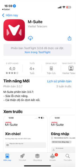 Mobility Suite User Portal
